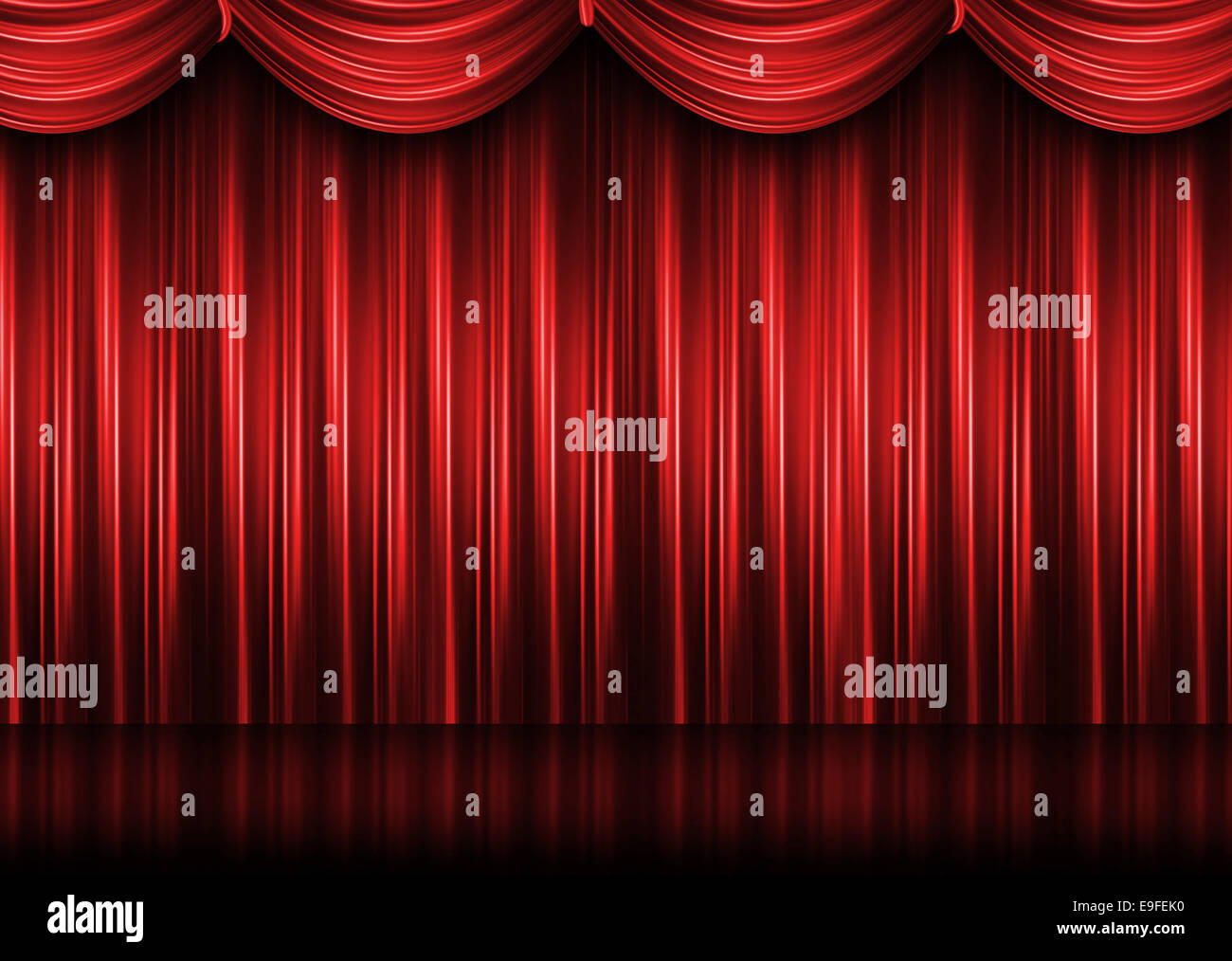 Red theater curtain Stock Photo - Alamy