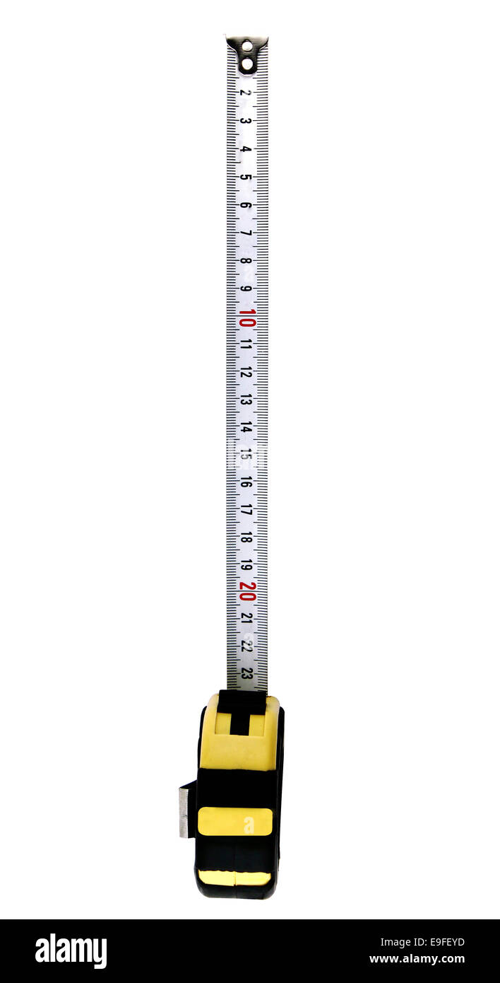 Carpentry tape measure Cut Out Stock Images & Pictures - Alamy