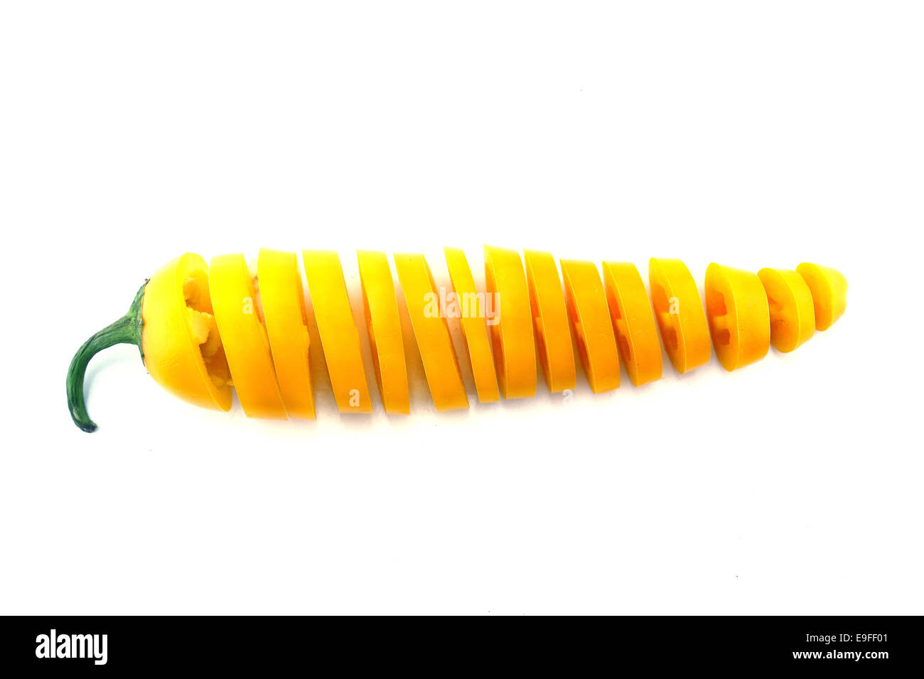 Yellow hot chili Stock Photo - Alamy