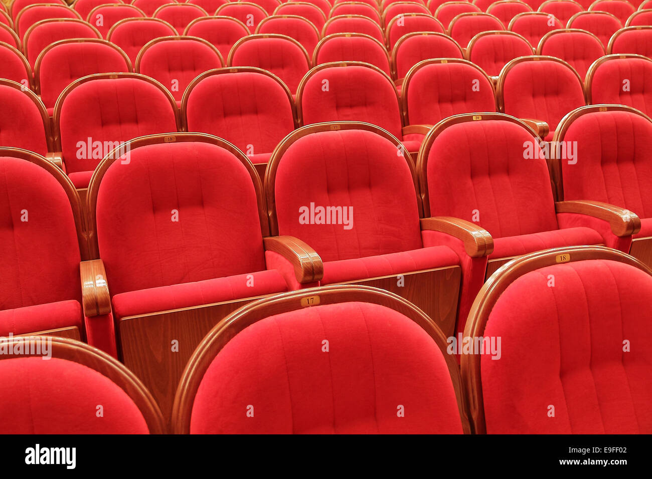 Red curtain background stage and chairs hi-res stock photography and ...