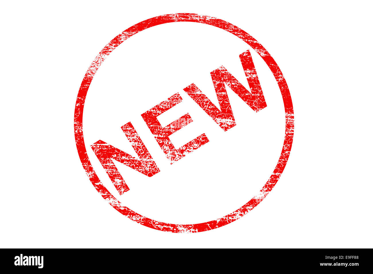 Grunge new rubber stamp Stock Photo - Alamy