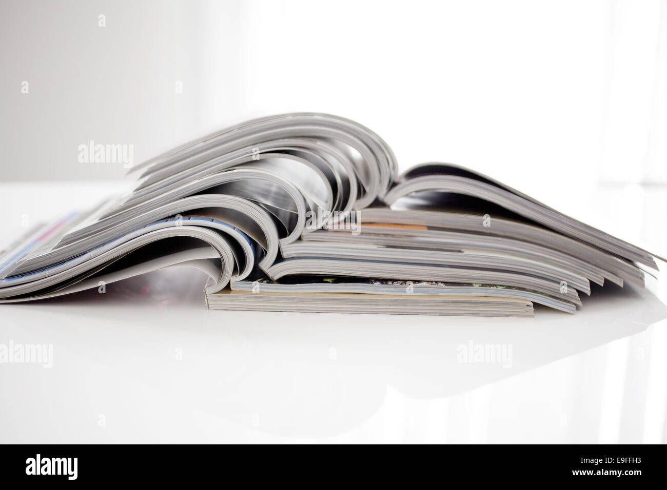stack of magazines Stock Photo - Alamy