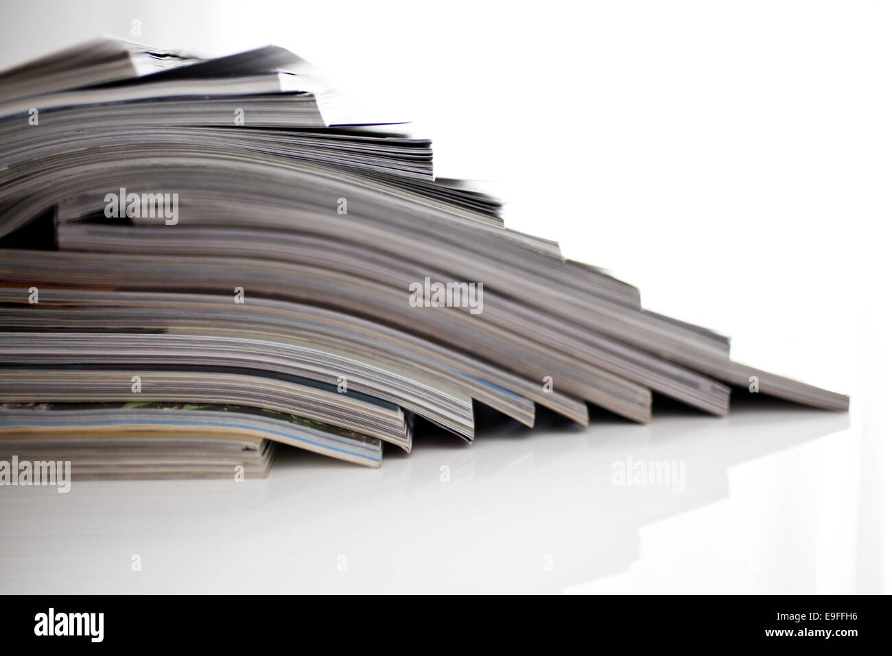 stack of magazines Stock Photo - Alamy