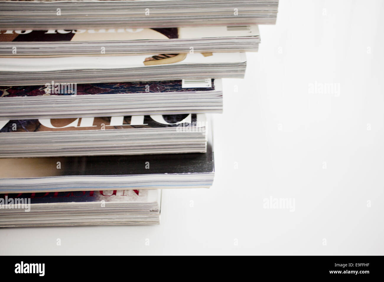 stack of magazines Stock Photo - Alamy