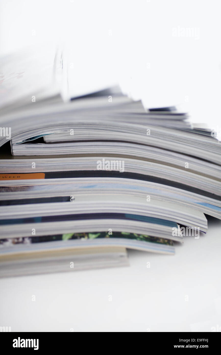 stack of magazines Stock Photo - Alamy