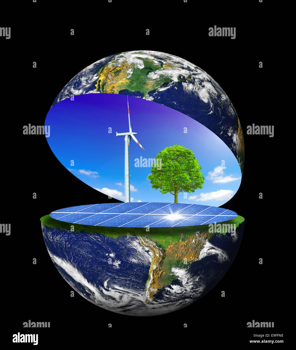 Earth wrapped her beautiful nature Stock Photo - Alamy