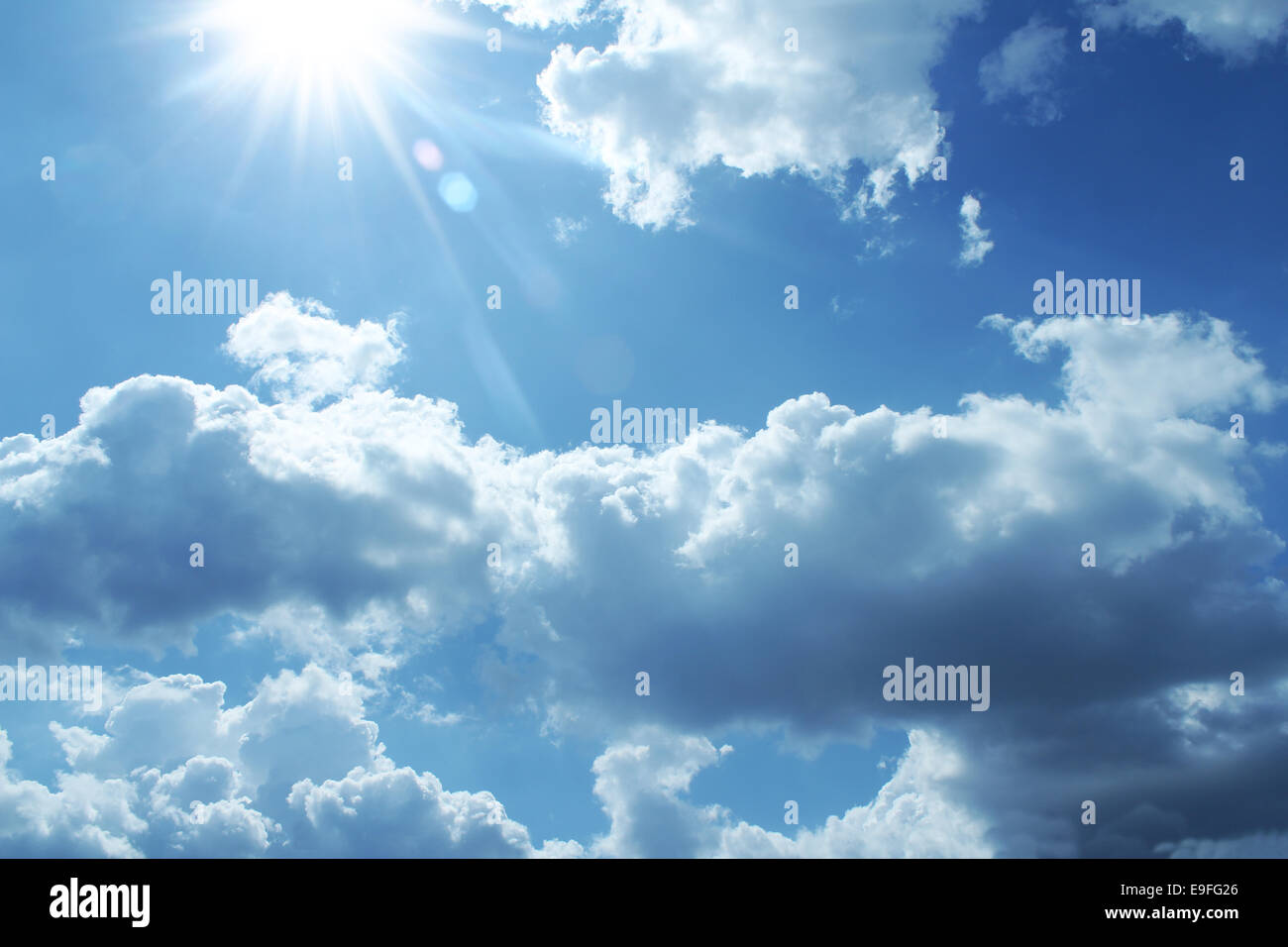 sky, clouds, sun Stock Photo - Alamy