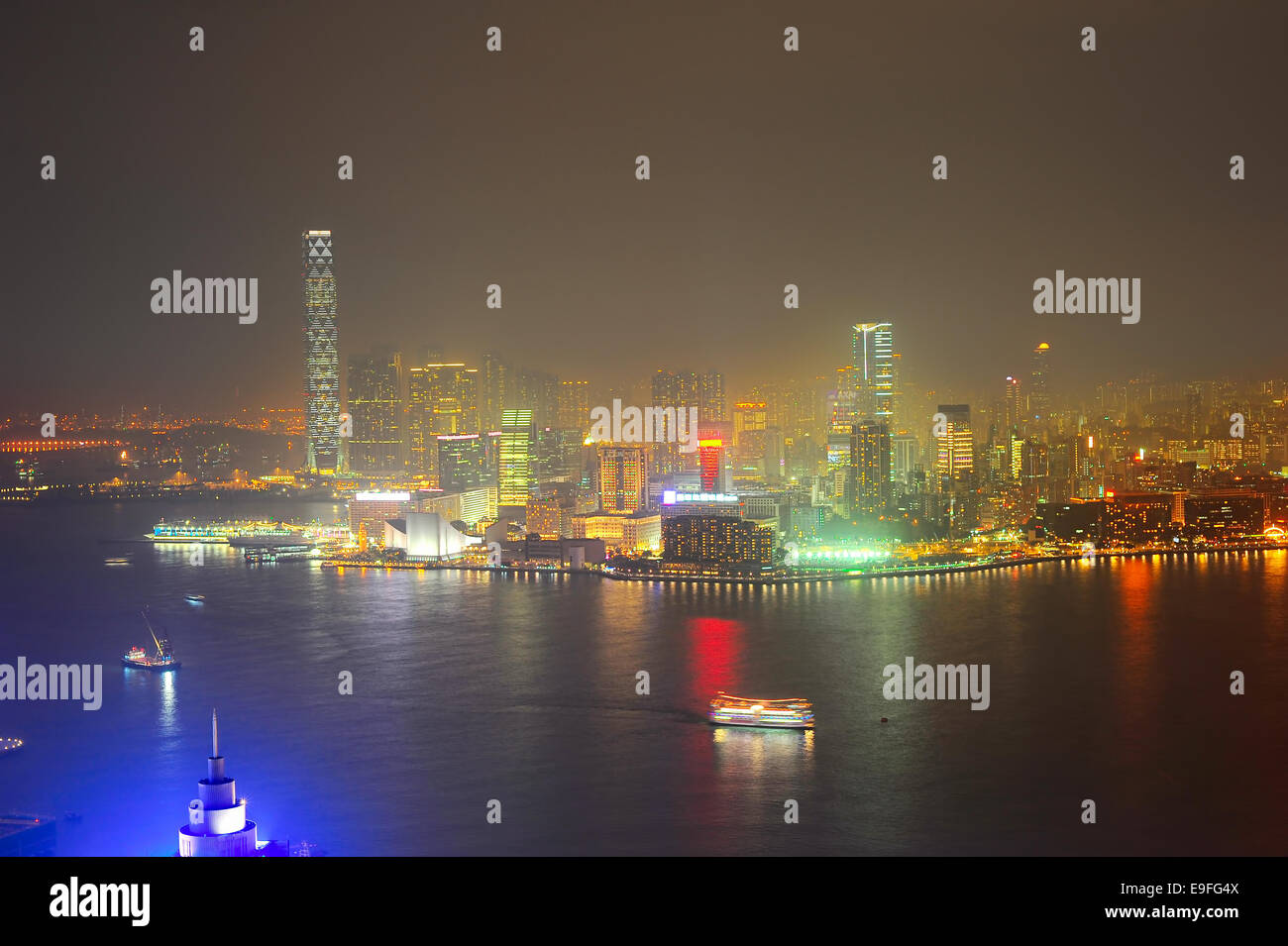 Kowloon at night Stock Photo - Alamy