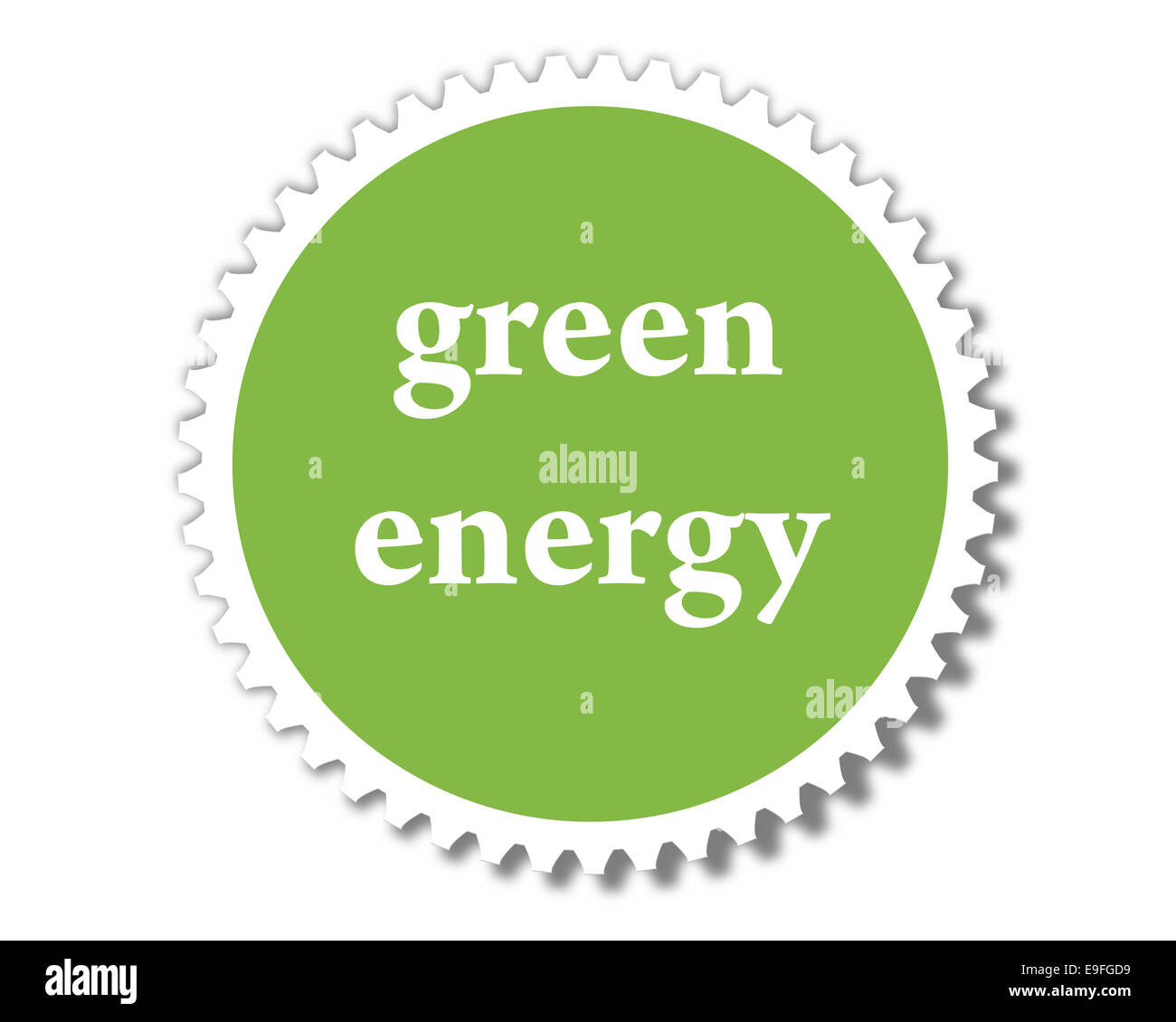 green energy button Stock Photo - Alamy