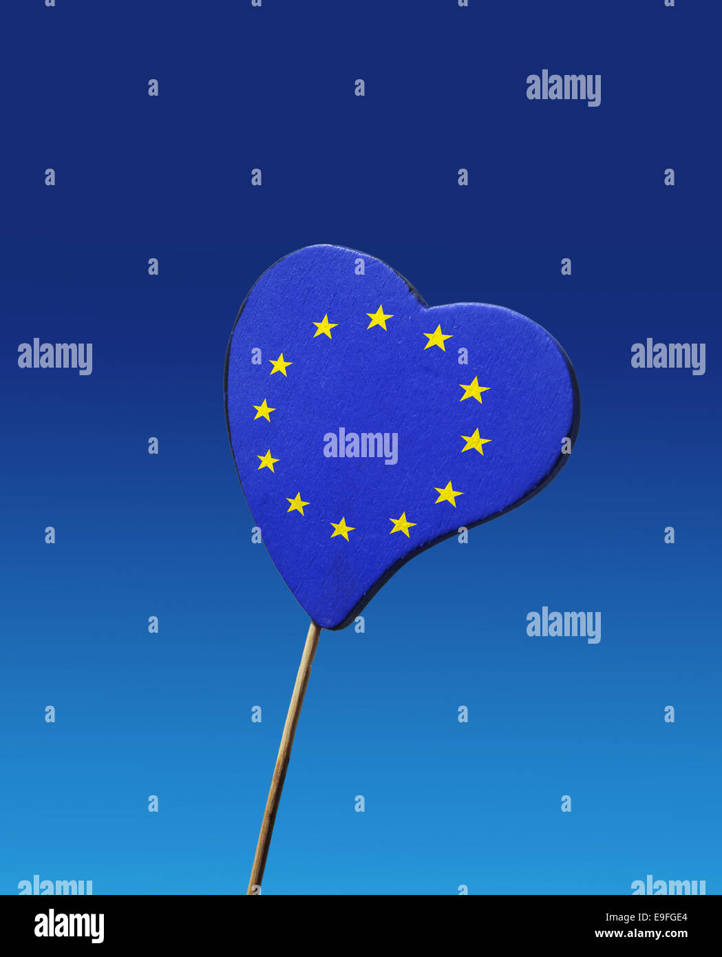 Blue heart of europe hi-res stock photography and images - Alamy