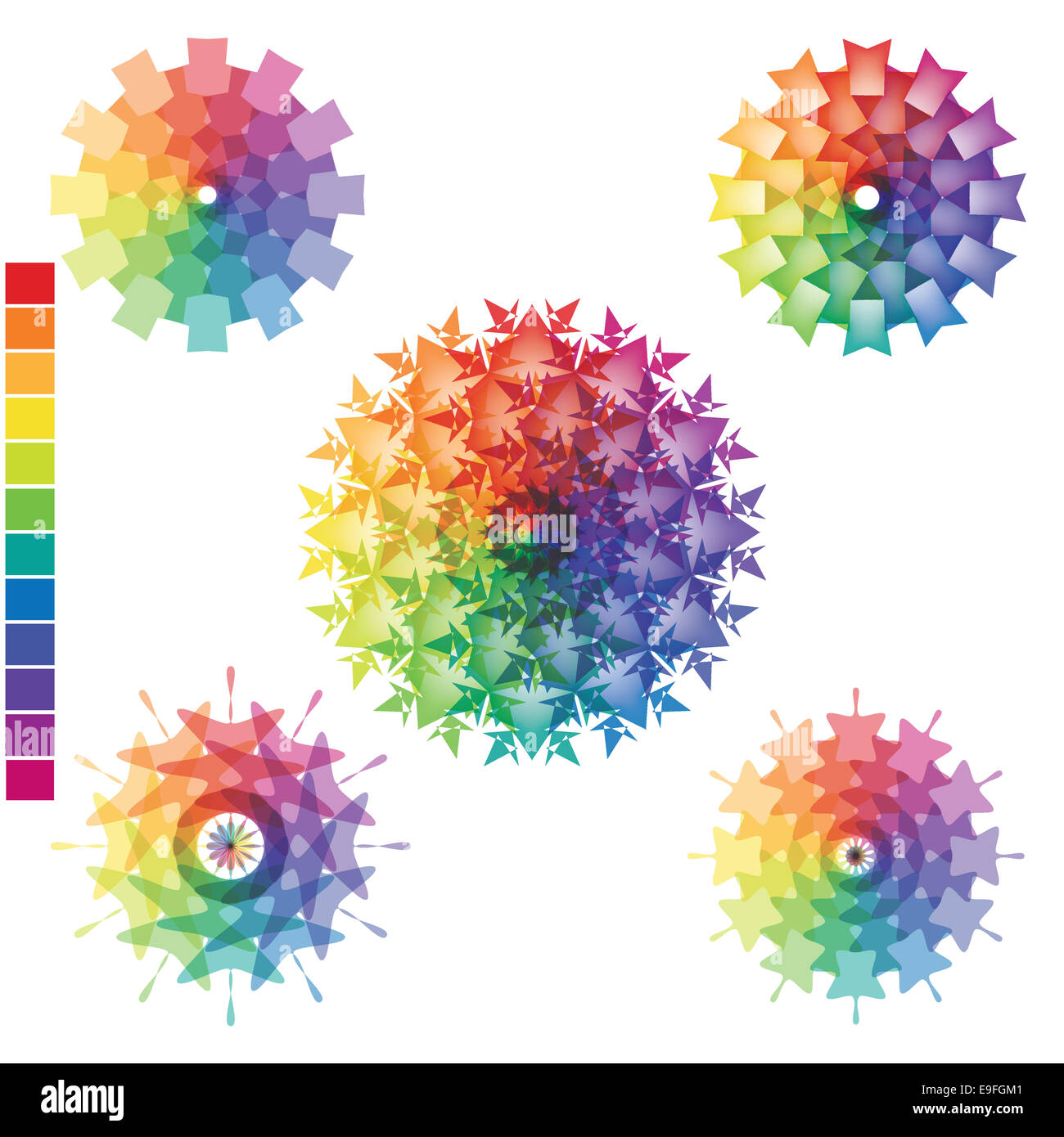 color scale 03 Stock Photo - Alamy