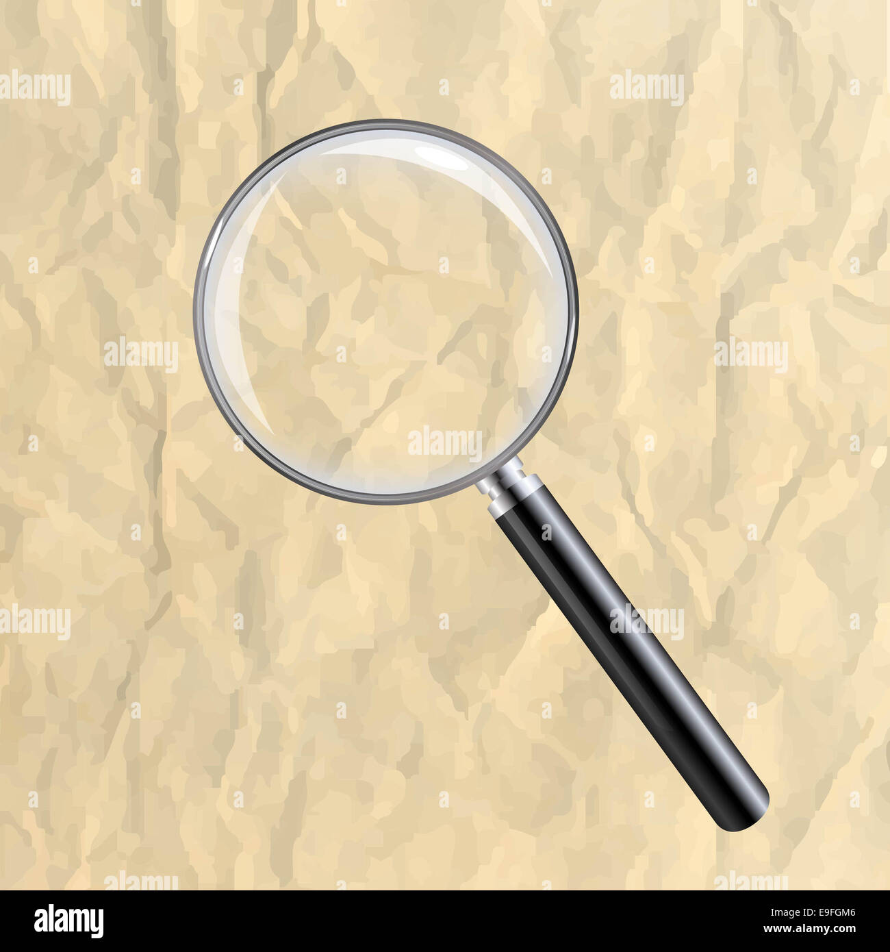 Grunge optical magnifying glass hi-res stock photography and images - Alamy