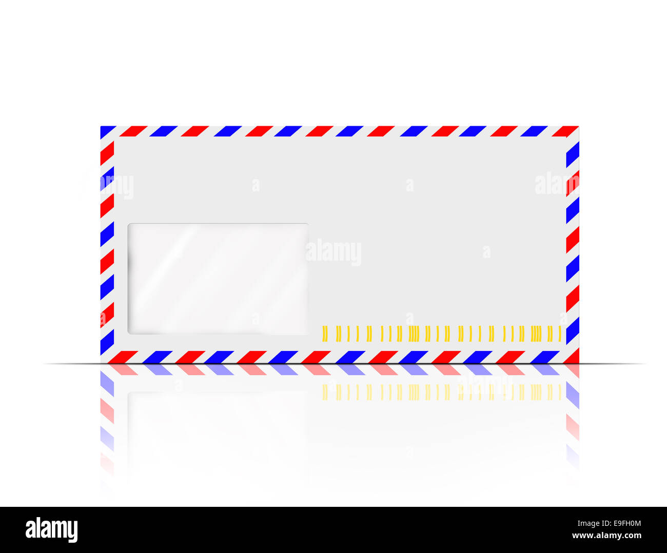 classic vintage air mail envelope Stock Photo - Alamy