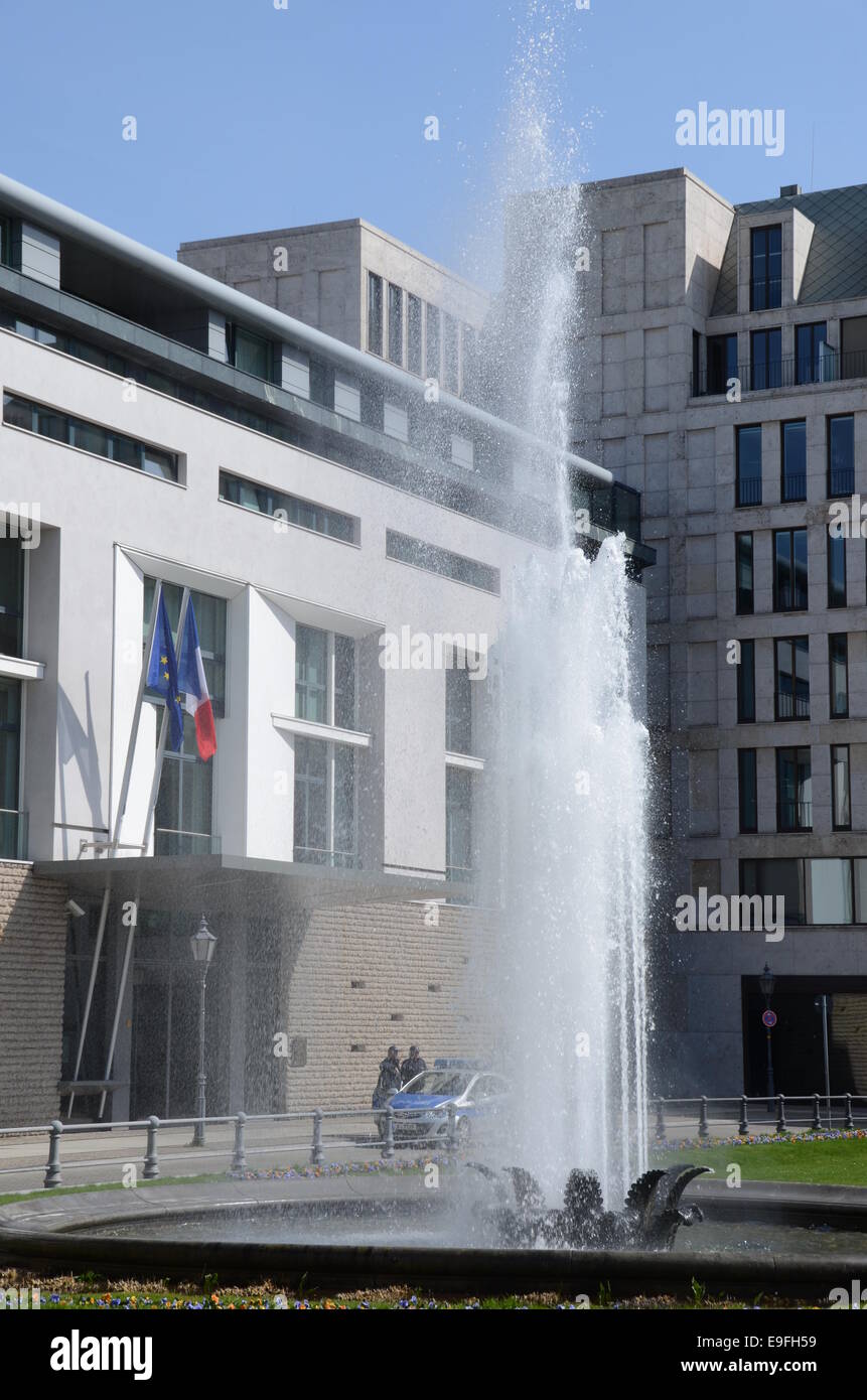 berlin french embassy Stock Photo - Alamy