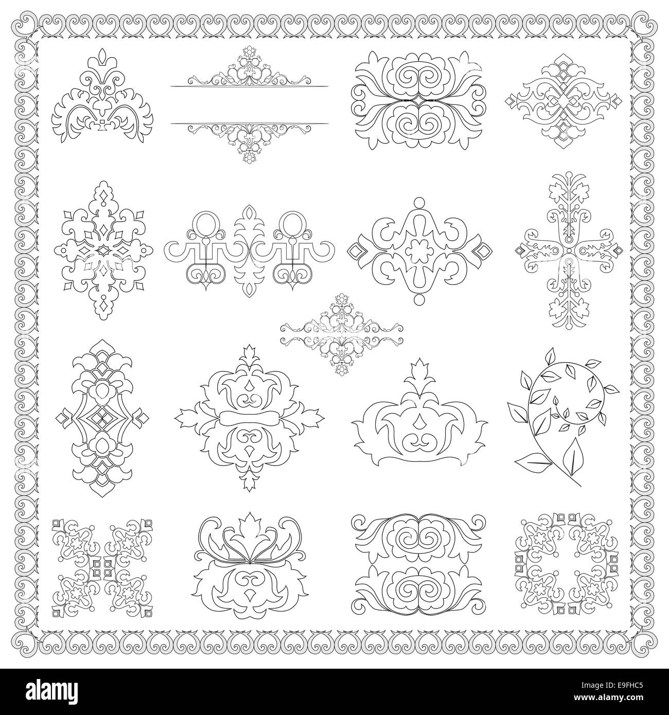 Tattoo drawings design Black and White Stock Photos & Images - Alamy