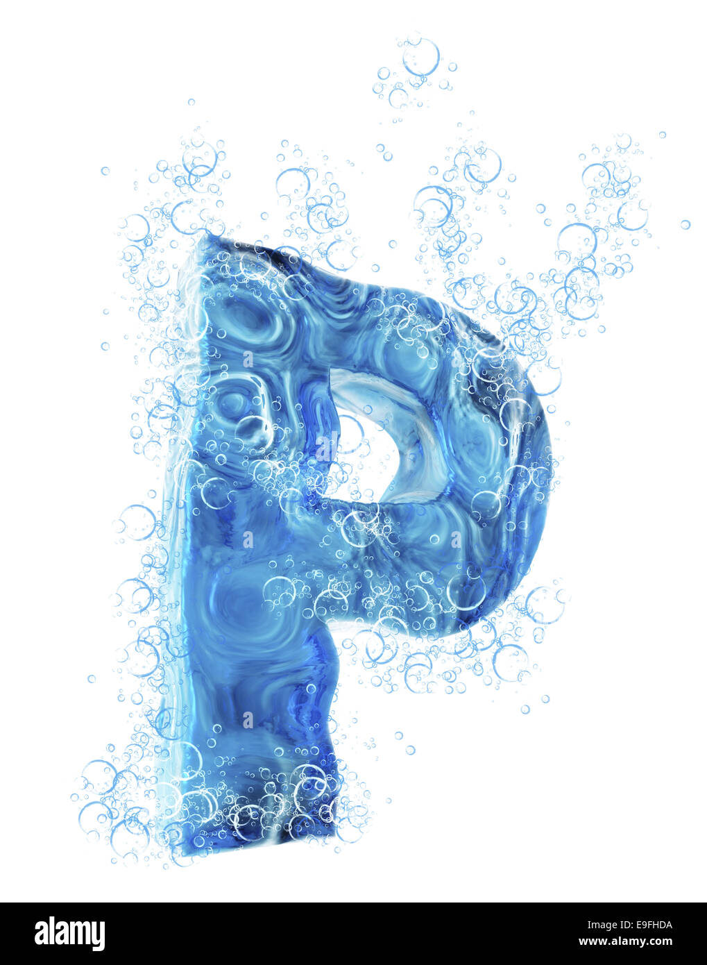 Water font liquid letters hi-res stock photography and images - Alamy