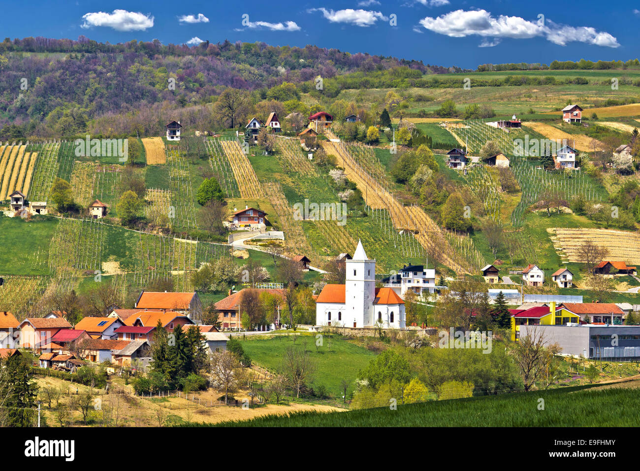Idyllic nature of Prigorje region Stock Photo - Alamy
