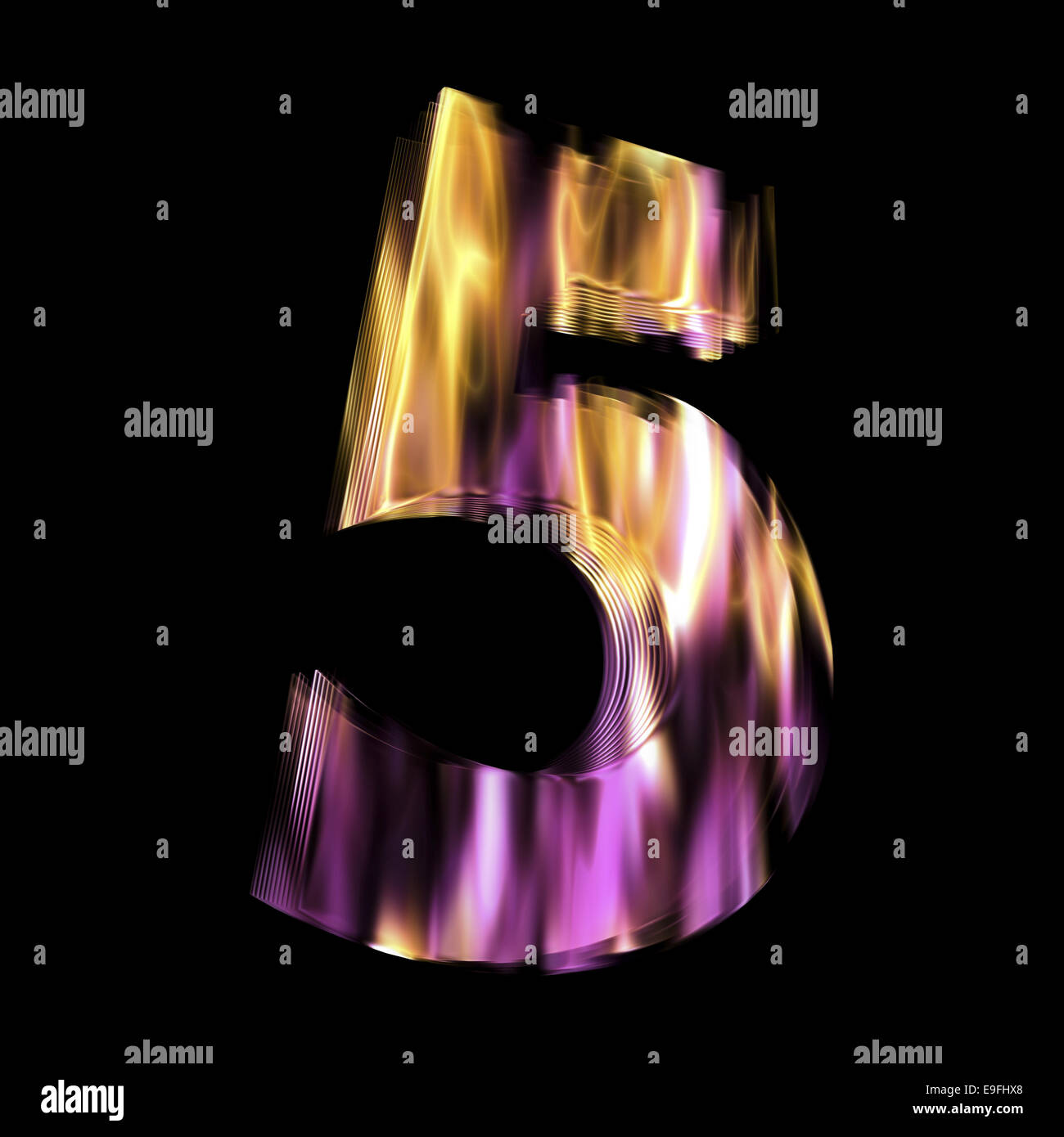 Number fire flames font hi-res stock photography and images - Alamy