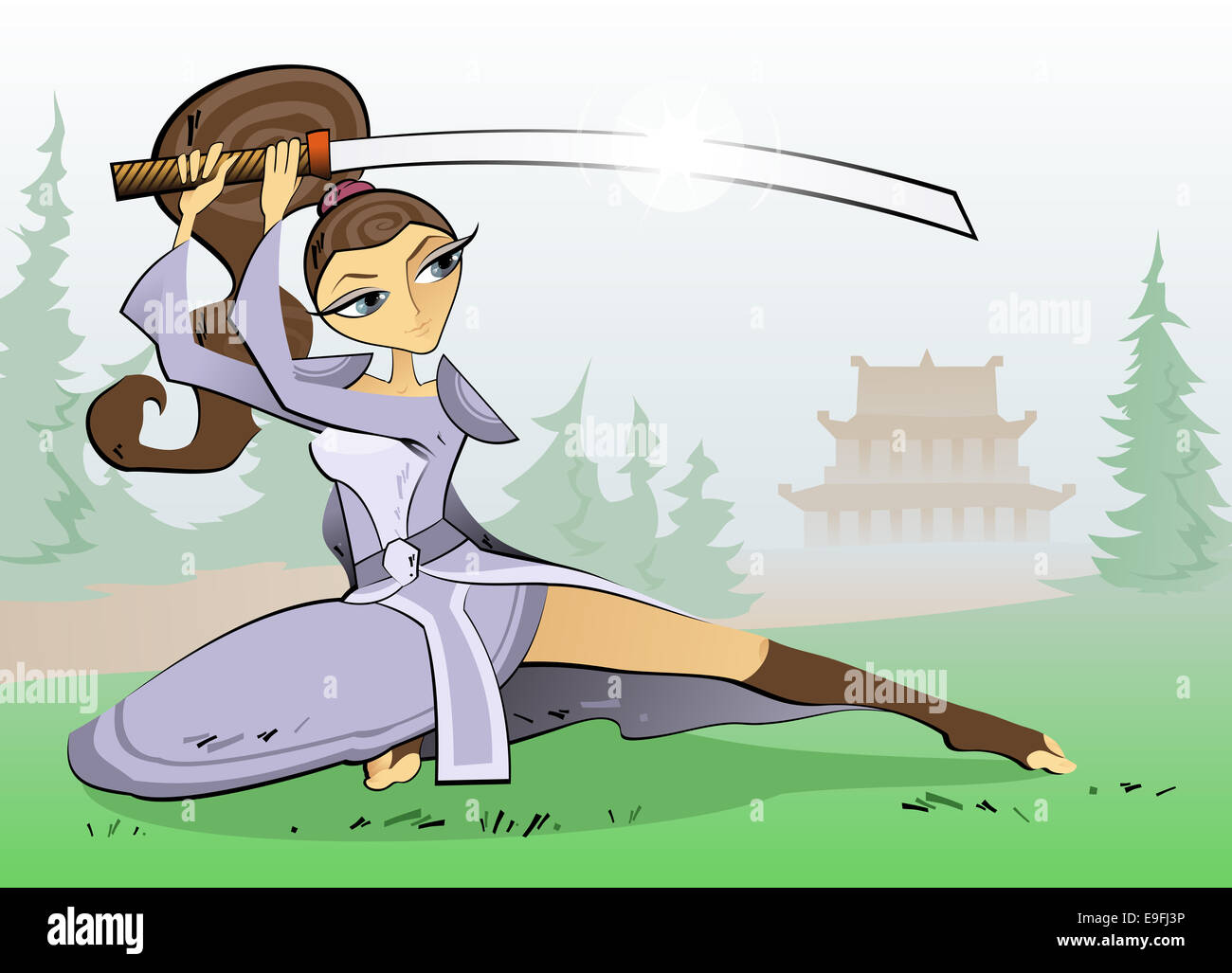 Female samurai hi-res stock photography and images - Alamy