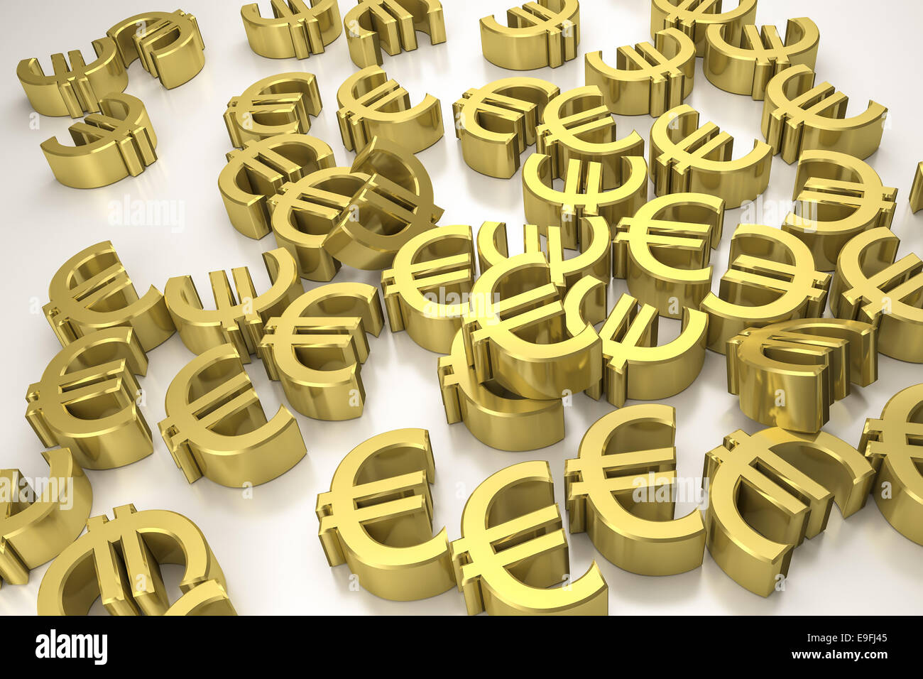 Euro signs gold hi-res stock photography and images - Alamy