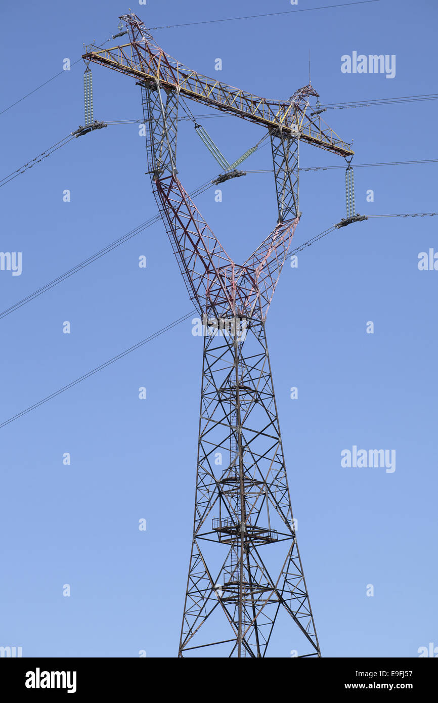 Power transmission tower Stock Photo - Alamy