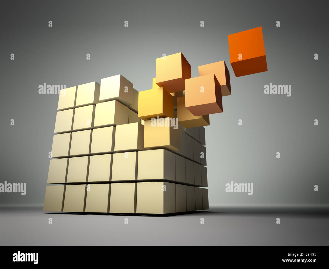 cube of cubes Stock Photo - Alamy