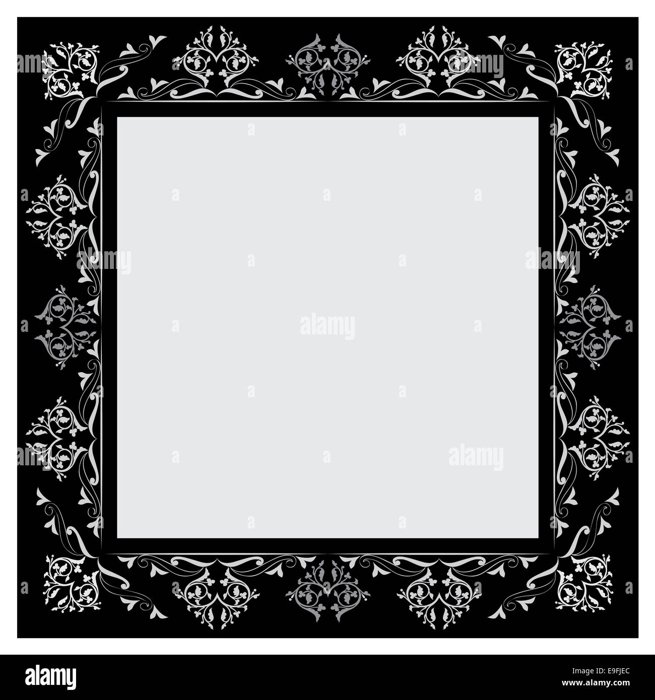 Antique vintage floral frames hi-res stock photography and images - Alamy