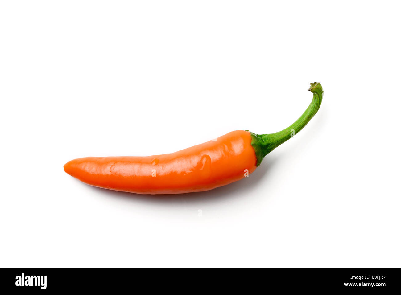 orange peppers isolated on white Stock Photo - Alamy