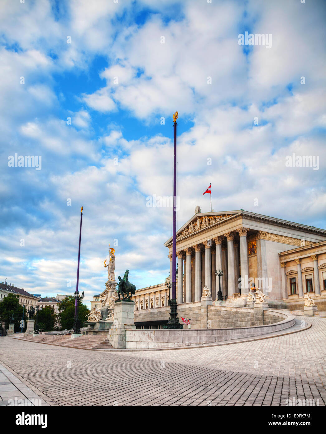 Austrian parliament building in vienna hi-res stock photography and ...