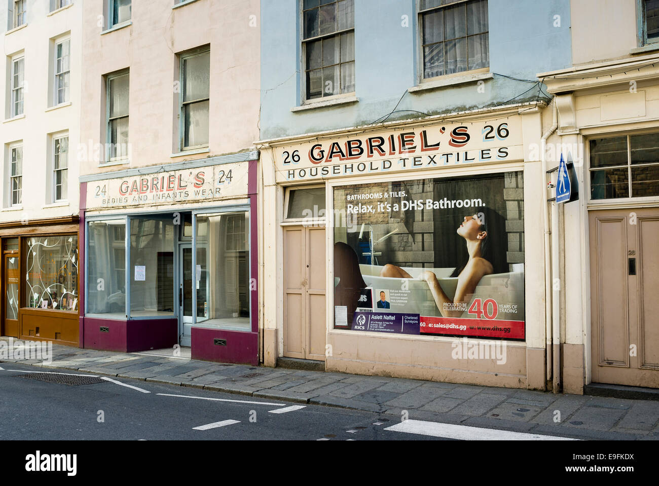 Bygone window displays in Gabriel's shops closed and awaiting ...