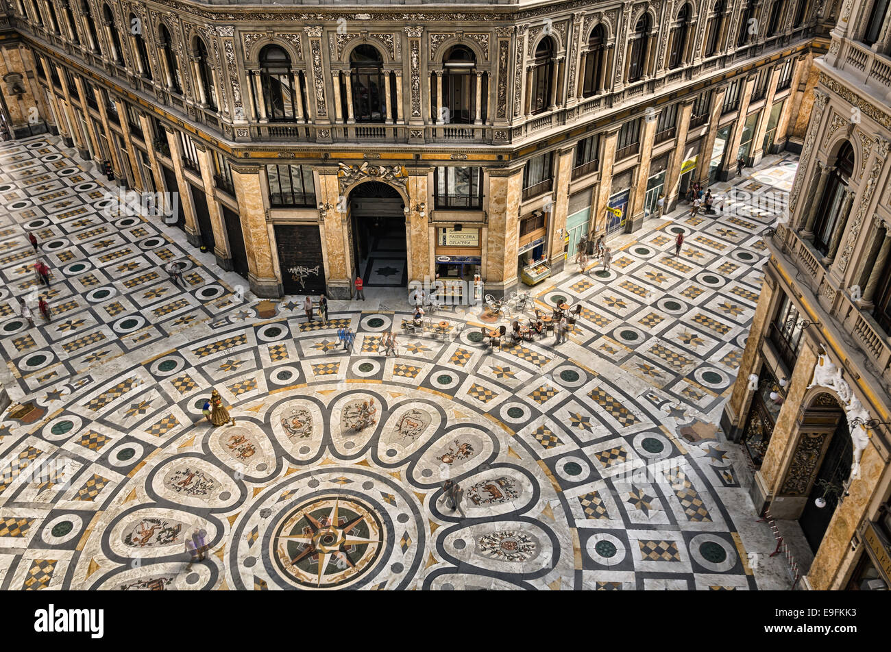 Galleria Umberto I, it is a public shopping gallery in Naples, southern ...