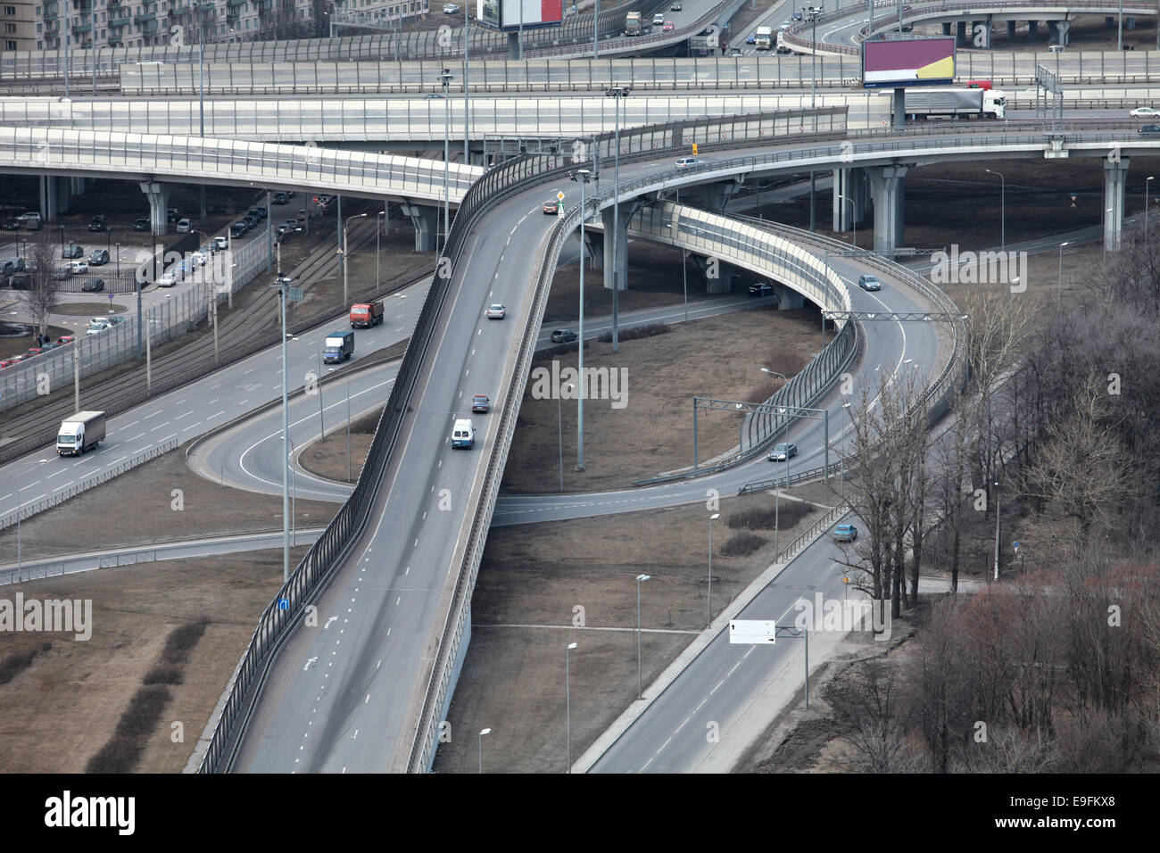 Highway junction hi-res stock photography and images - Alamy