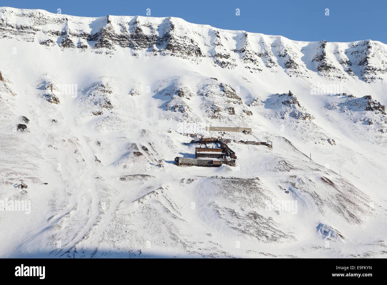 Abandoned Coal-mine, Svalbard Stock Photo - Alamy