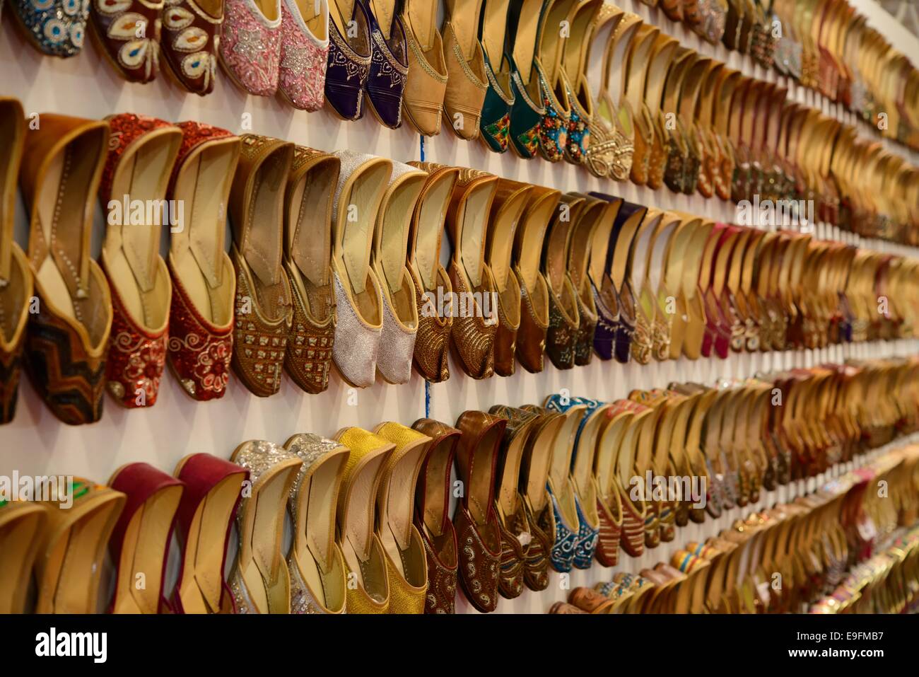 A shoes market Stock Photo - Alamy