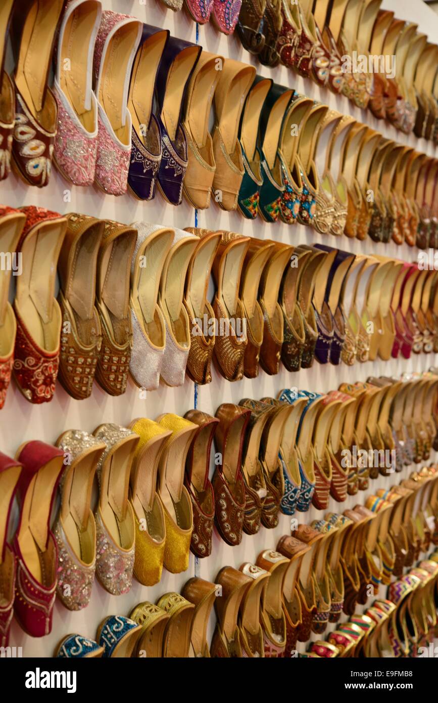 A shoes market Stock Photo - Alamy