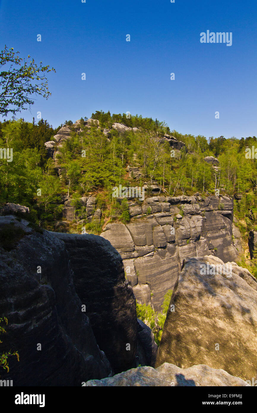 Elbsandsteingebirge böhmische schweiz hi-res stock photography and ...