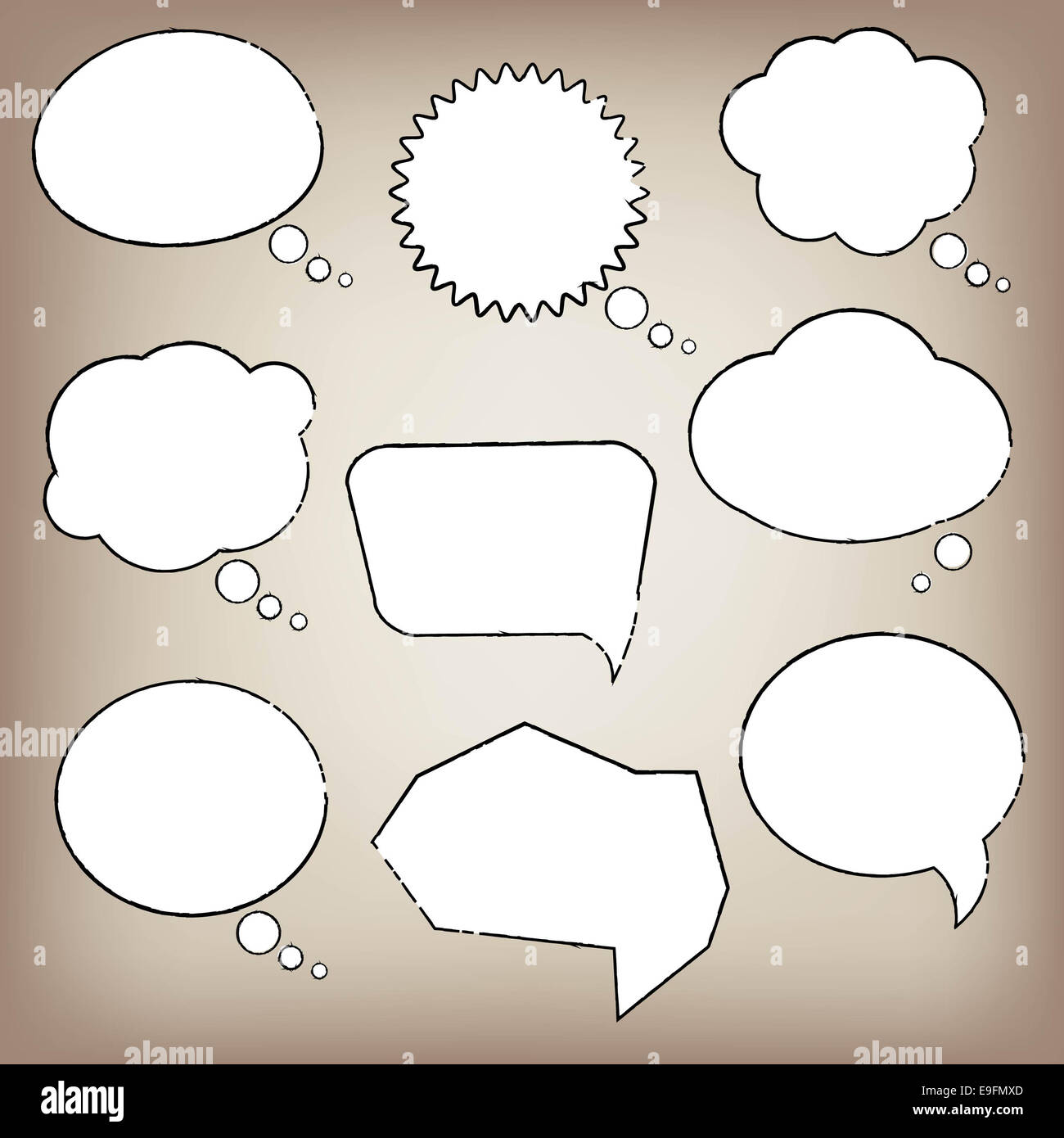 Abstract speech bubble hi-res stock photography and images - Alamy