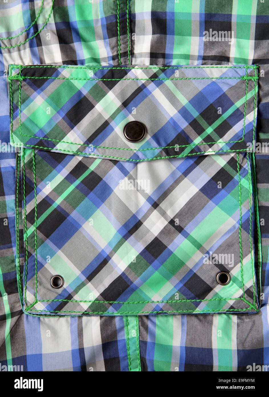 Blue check shorts hi-res stock photography and images - Alamy