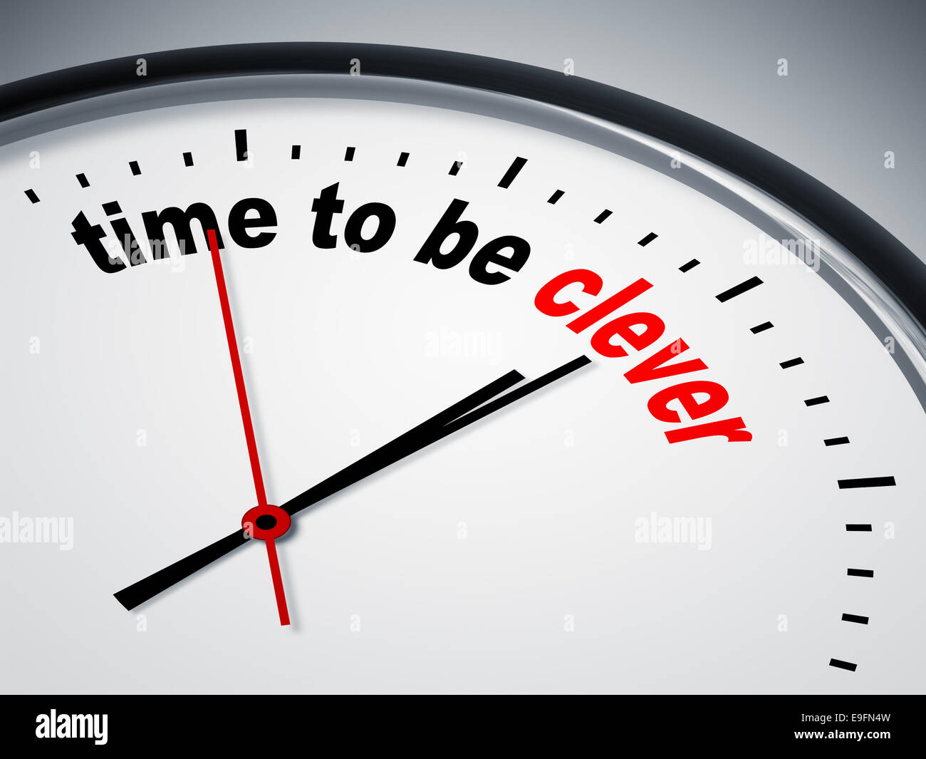 time to be clever Stock Photo - Alamy