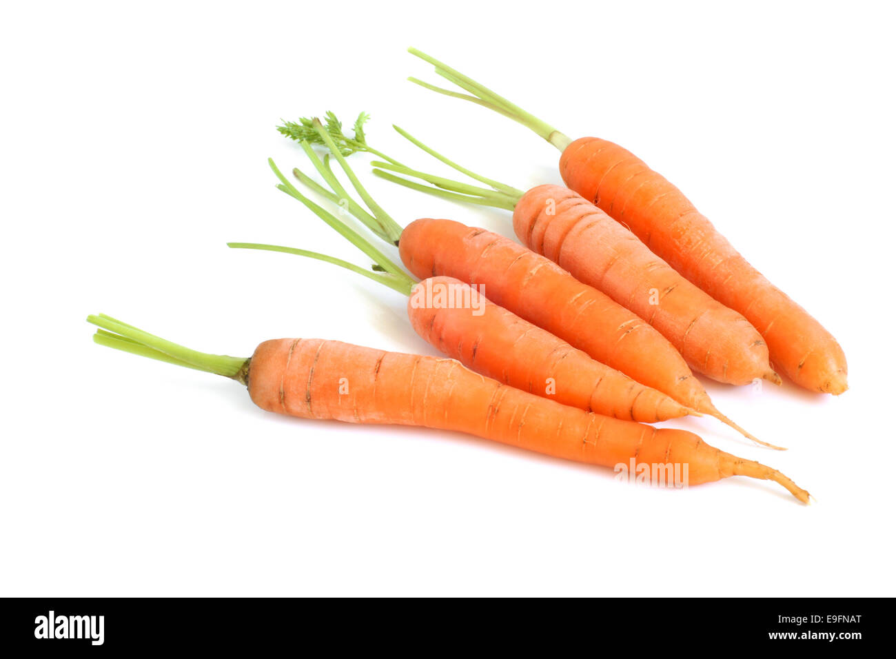 Bunch ripe fresh carrot Cut Out Stock Images & Pictures - Alamy