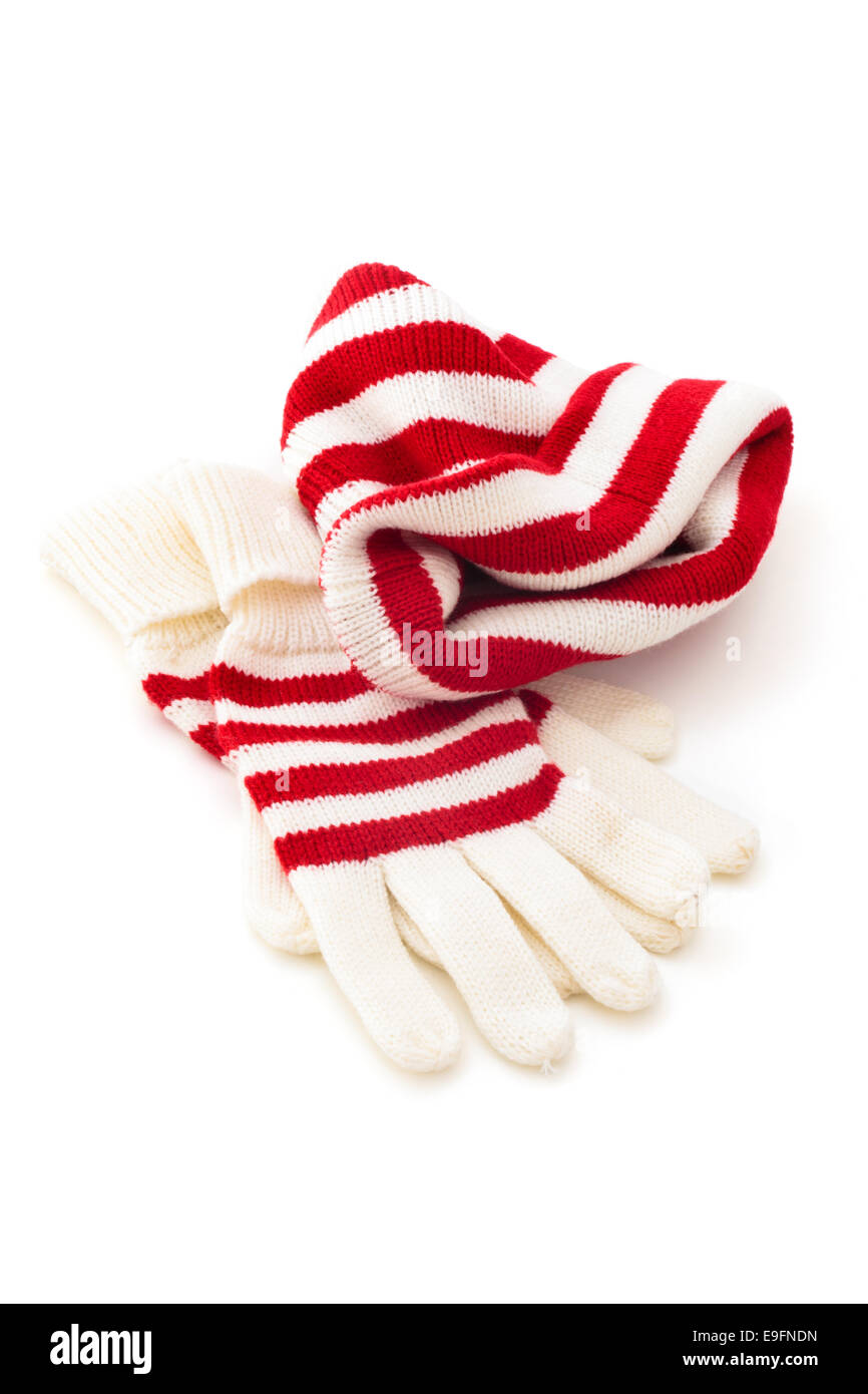 Gloves element winter clothes Cut Out Stock Images & Pictures - Alamy