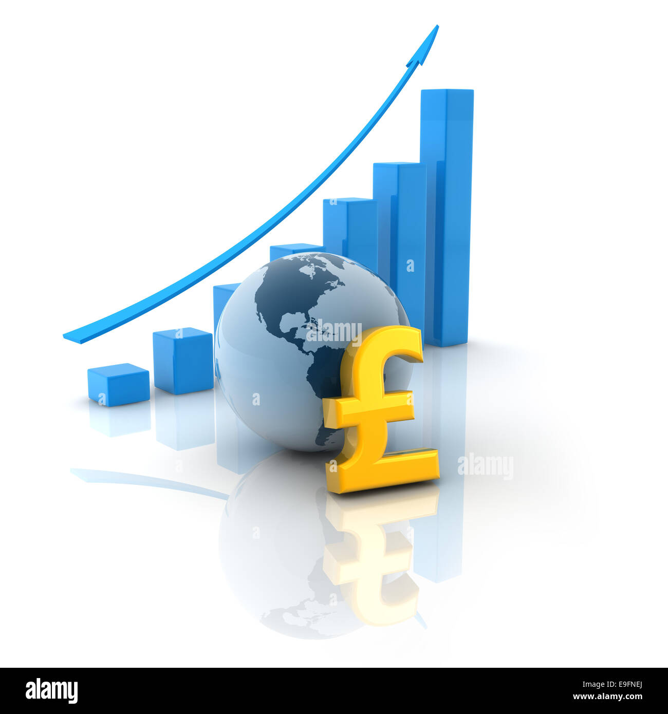 earth sphere and ￡ symbol. Elements of this image furnished by NASA ...