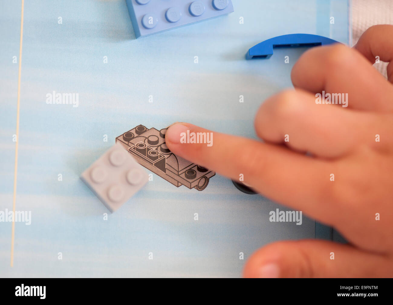 Child and lego model hi-res stock photography and images - Alamy