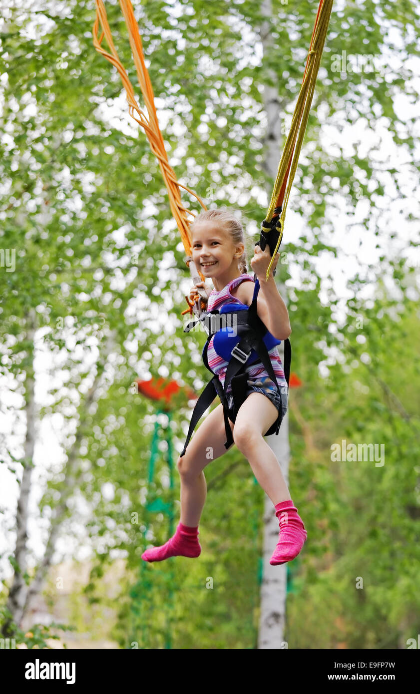 Girl jumping bungee trampoline hi-res stock photography and images - Alamy Girl jumping bungee trampoline hi-res stock photography and images - Alamy