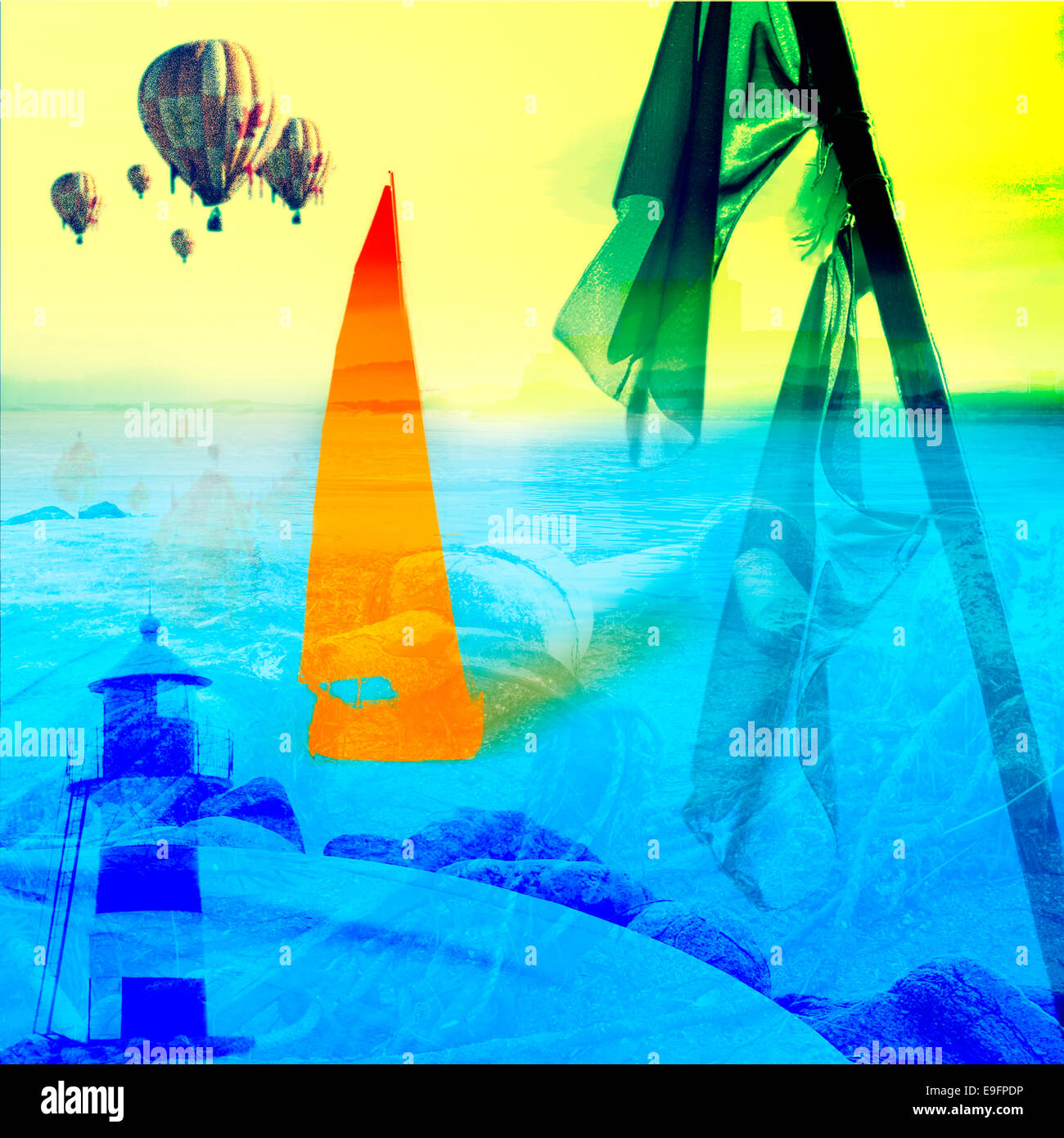 The Sea artwork Stock Photo - Alamy