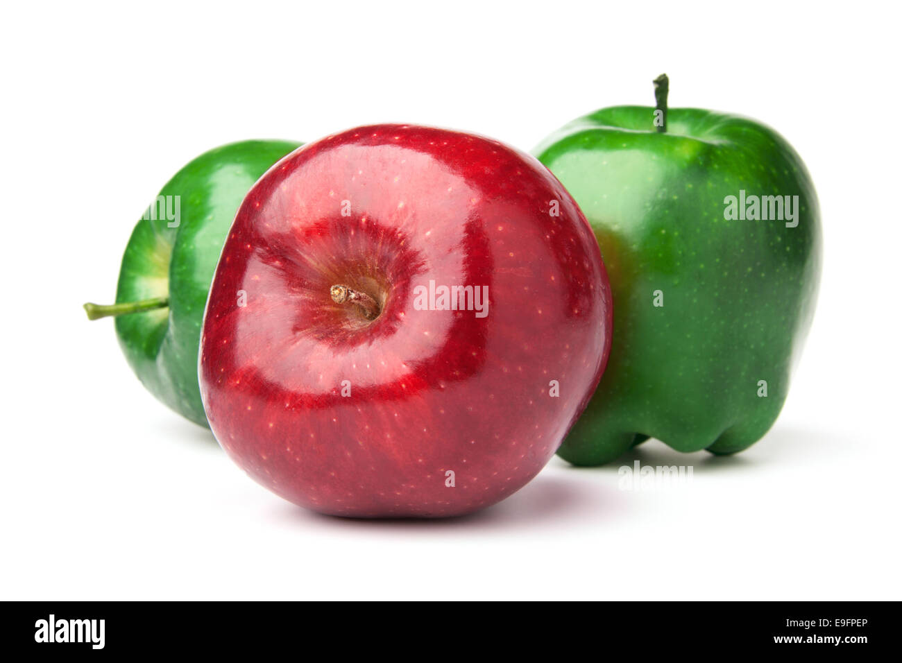 Red and green Apple Stock Photo - Alamy