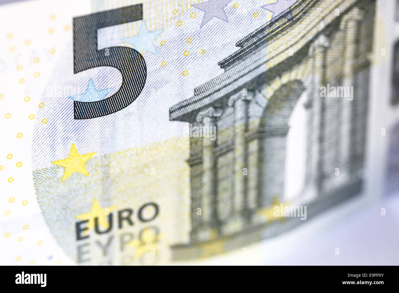 The New 5 euro bill Stock Photo Alamy