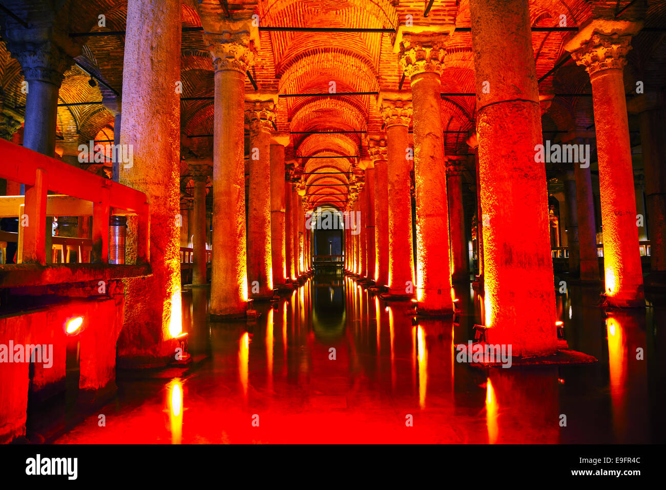 Basilica Cistern interior Stock Photo - Alamy