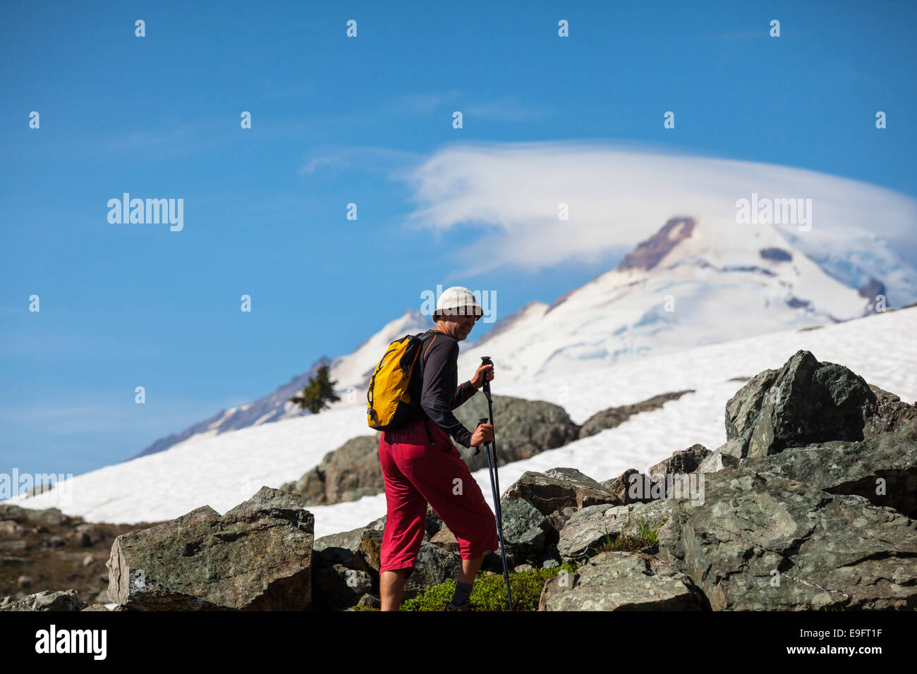 Hike in Baker Area Stock Photo - Alamy