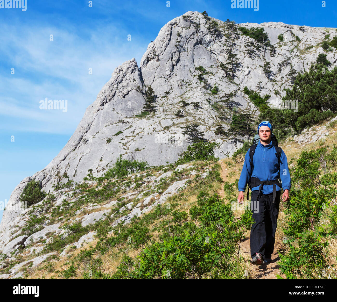Hike in Crimea Stock Photo - Alamy